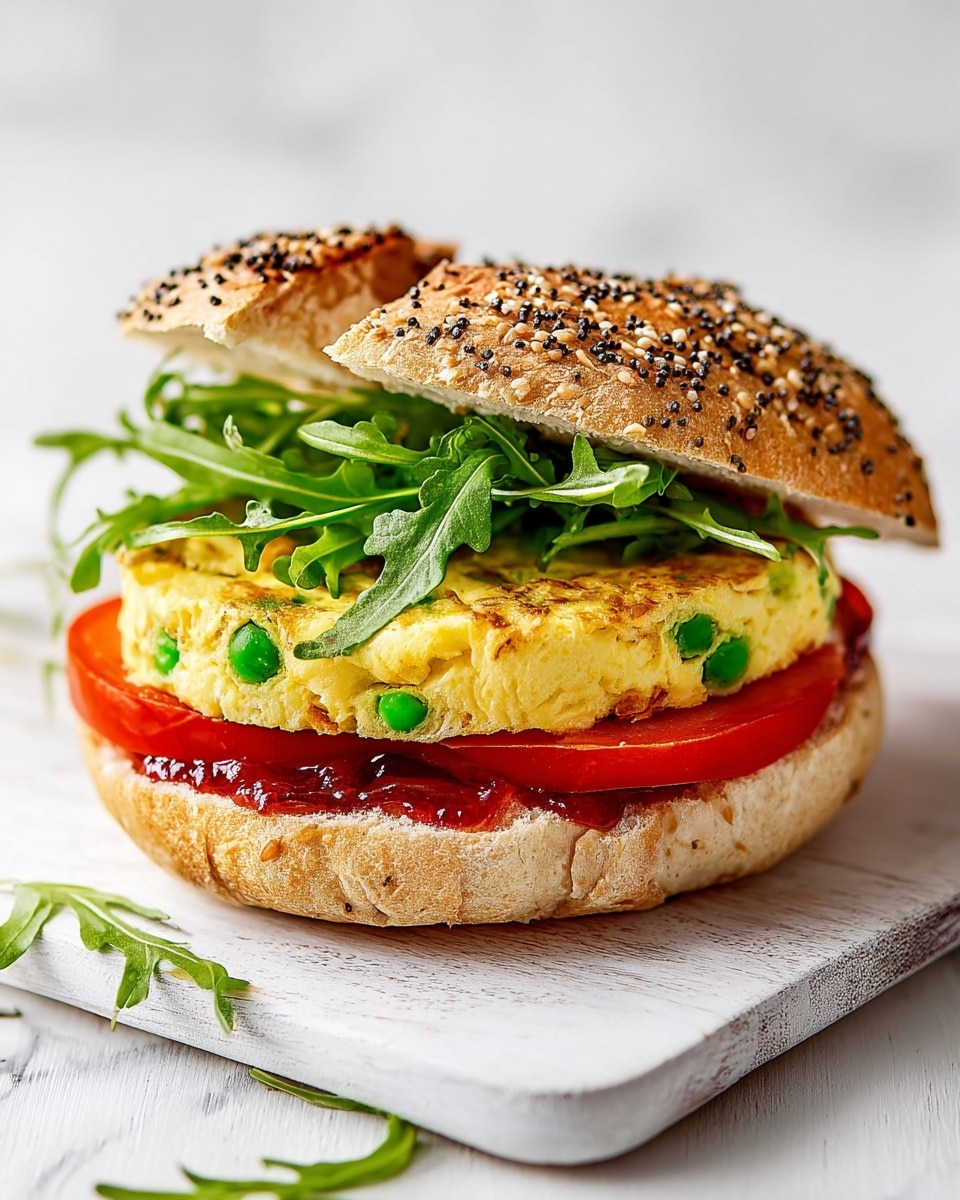 Cheesy Omelette Burgers: Irresistible & Quick Breakfast or Lunch