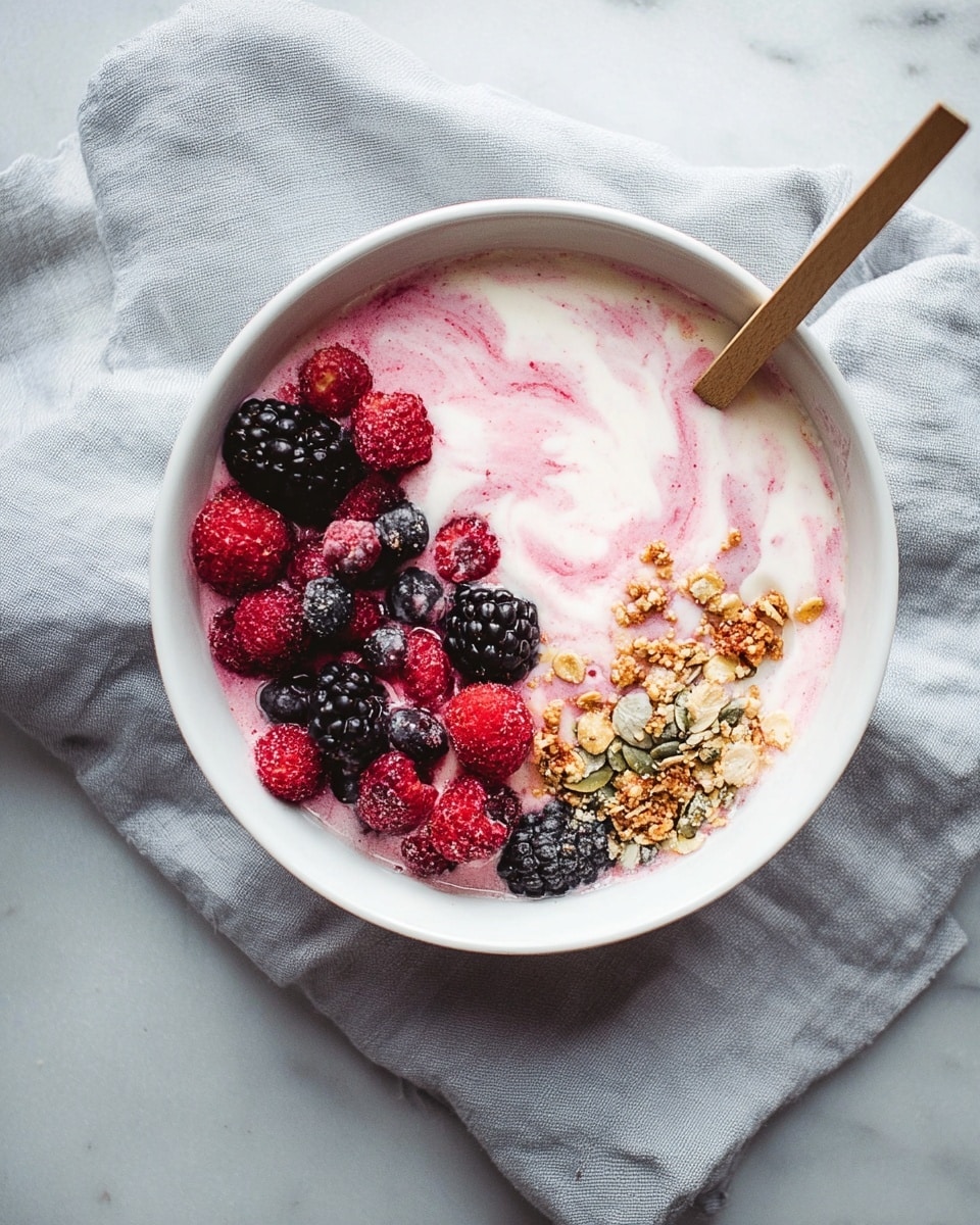 Berries Homemade Flavored Yogurt: Healthy & Refreshing Treat
