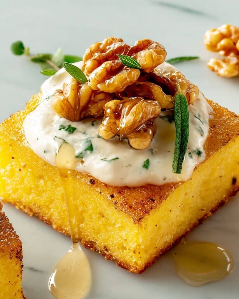 Whipped Blue Cheese, Honey & Walnut Dip | Elegant Appetizer